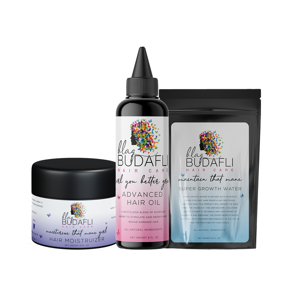 Grow Girl Go Triple Growth Combo Pack – Blaq Budafli Hair Care LLC.